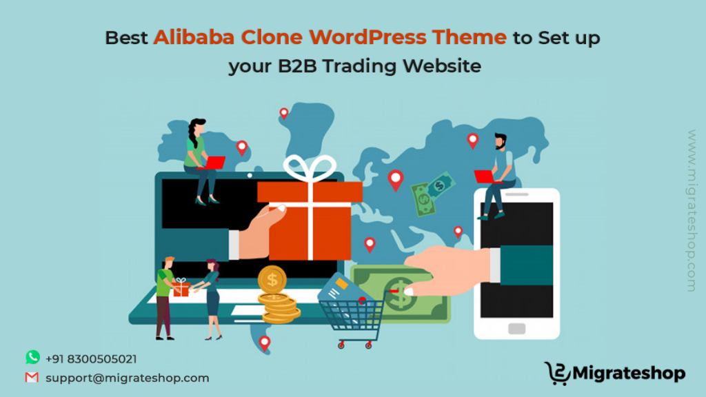 Best Alibaba Clone Wordpress Theme to set up your B2B Trading Website