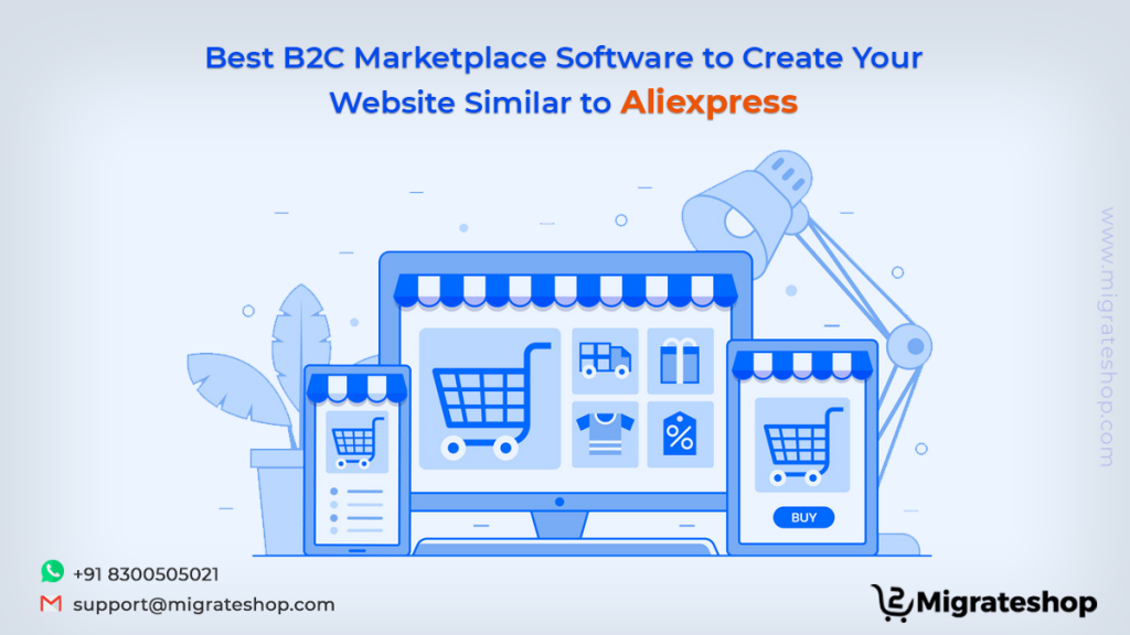 B2C Marketplace Software To Create Website Similar to Aliexpress