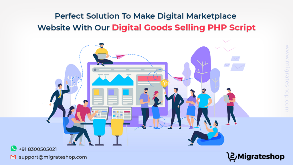 Digital Goods Selling PHP Script - Digital Marketplace Website