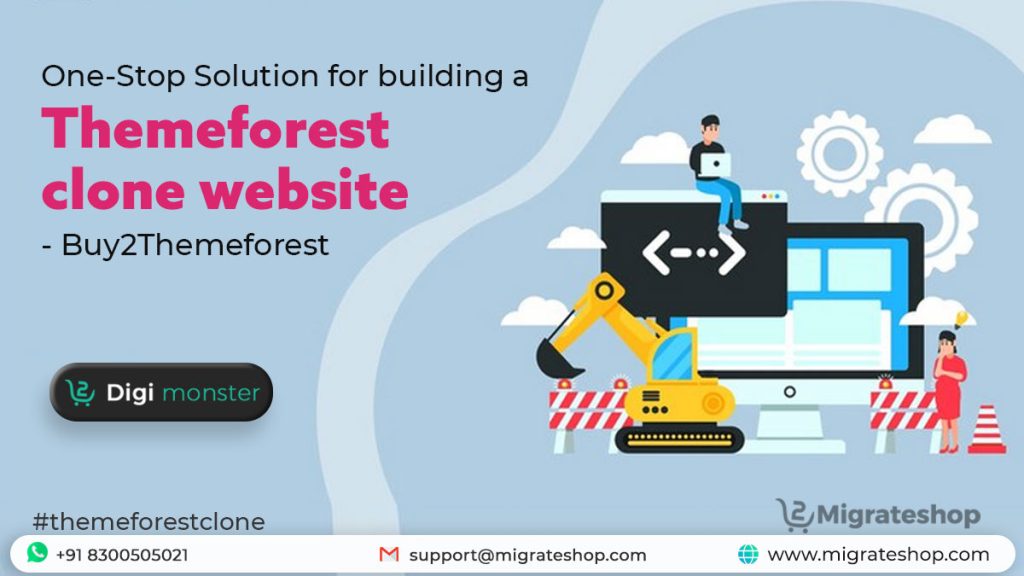 Build your themeforest clone website with Buy2Themeforest